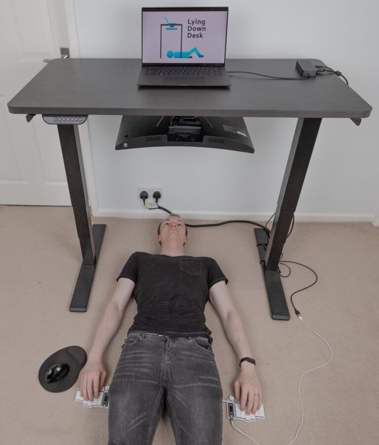 Homepage - Lying Down Desk